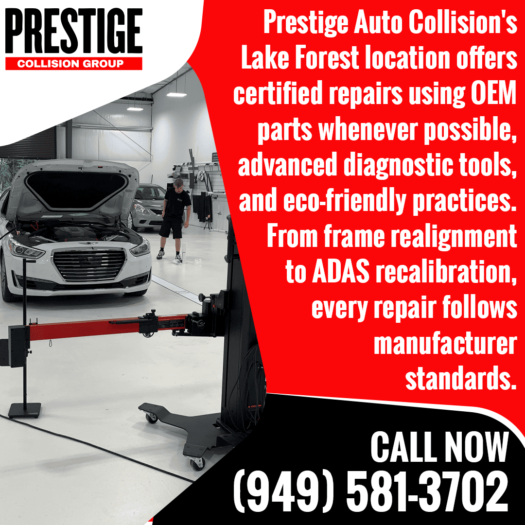 How a Collision Shop in Lake Forest, CA Restores More Than Just Your ...