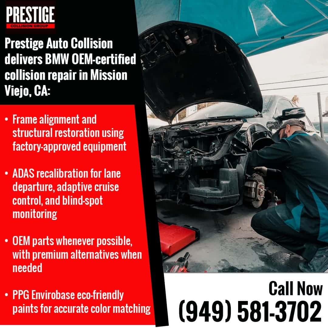 BMW OEM Certified Collision Repair and Its Role in Mission Viejo Auto ...